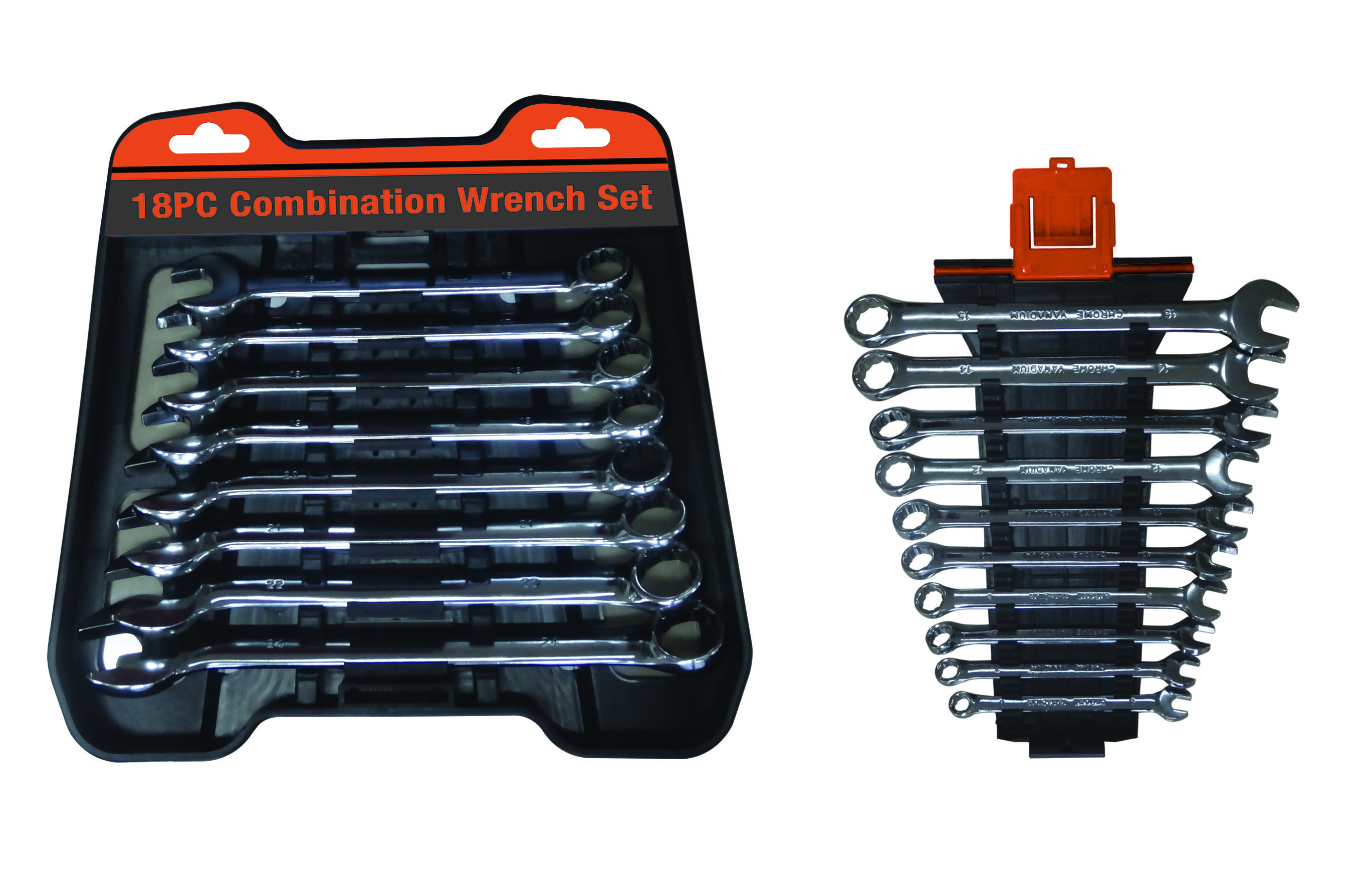 18PC combination wrench set